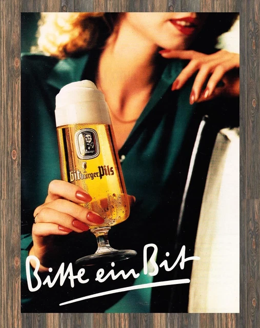 BITBURGER PILS - Bitte ein Bit - Reklame Werbeanzeige Original-Werbung 1987 (4) EUR 1,95 ...