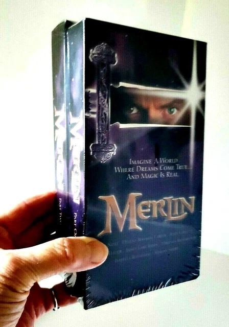 MERLIN ©1998 VHS Box Set (Part One & Part Two) - New & Sealed £12.37 ...
