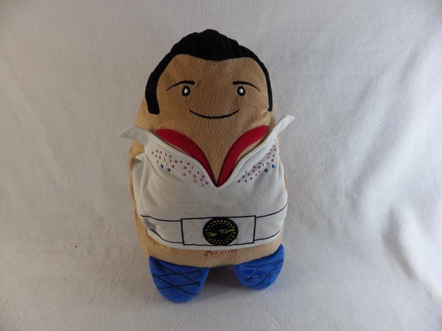 ELVIS PRESLEY SPUDDY Plush Remote Control Beer Snack Holder Couch ...
