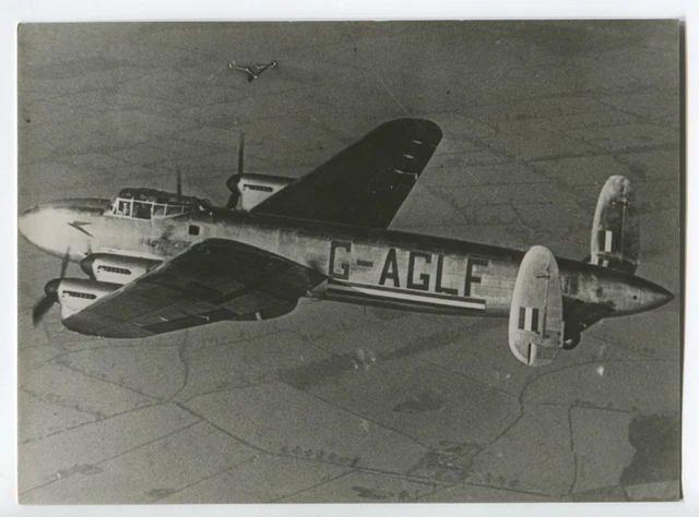 BOAC AVRO LANCASTRIAN Press Photo B.o.a.c. G-Aglf £19.95 - PicClick UK