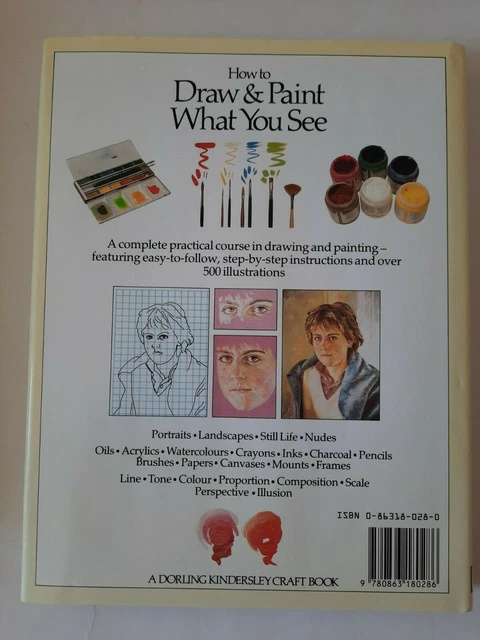 HOW TO DRAW And Paint What You See Hardback Book Art Artist Guide £8.99 ...