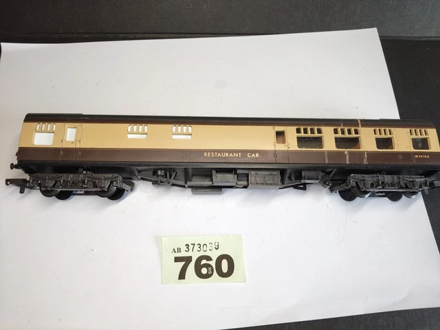 LIMA `OO GAUGE` #L305322 G.W.R.CHOCOLATE & CREAM Mk1 `RESTAURANT CAR ...