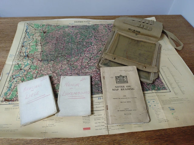 BRITISH ARMY WW2 Map case with maps Militaria Job Lot £48.11 - PicClick UK