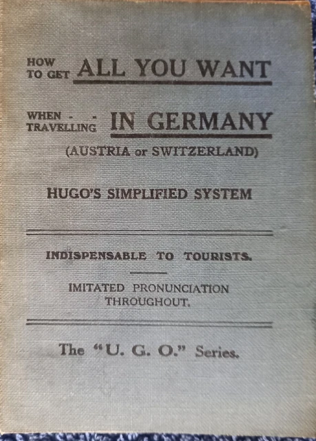 VINTAGE HUGO GUIDE How To Get All You Want In Germany 1950's Great ...