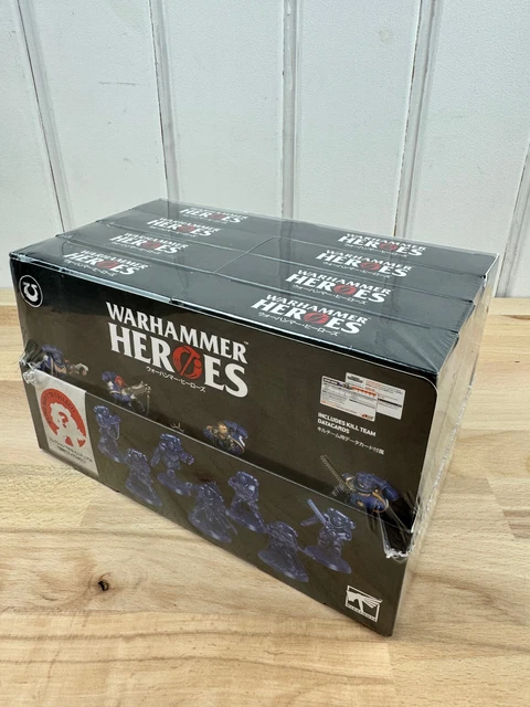 WARHAMMER 40,000 SPACE Marine Heroes 4 Kill Team Justian * Display Box ...