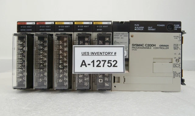 OMRON SYSMAC C200H Programmable Logic Controller PLC Assembly C200H ...