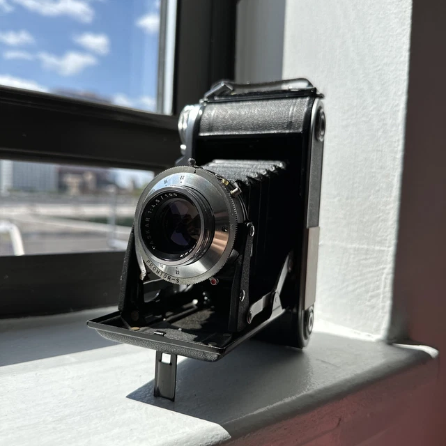 VINTAGE VOIGTLANDER BESSA I Film Camera Vaskar Lens 4.5 105 Pronto ...