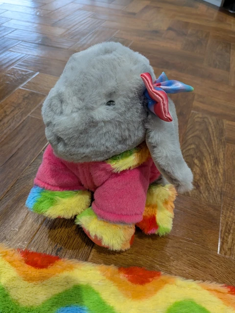 BRIGHT PAWS SUPER Soft Toy Grey Bunny Rabbit - Coco £7.59 - PicClick UK