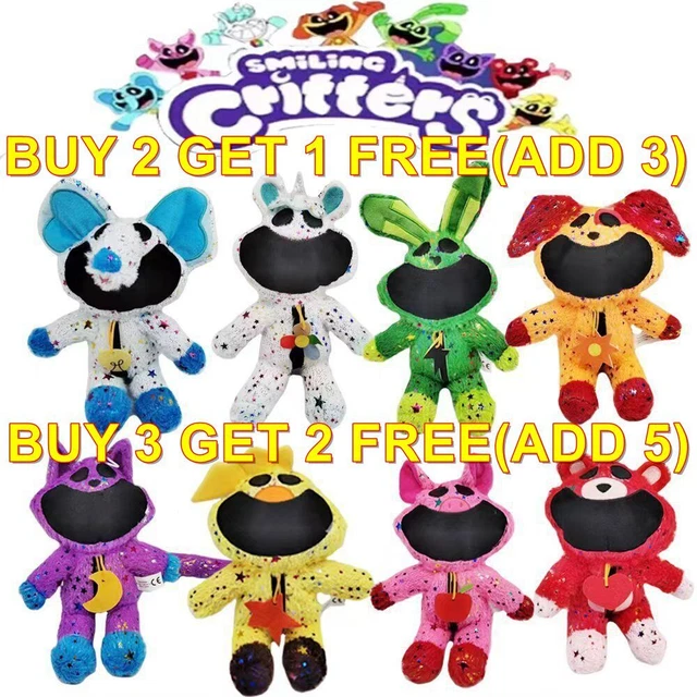 NEW GOLD-PLATED SMILING Critters Horror Smiley Plush Toy Bobby Toy Kids ...