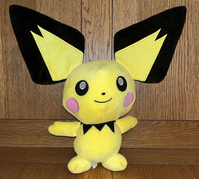BUILD A BEAR BAB Pokémon Pichu Baby Pikachu Evolution Plush Official ...