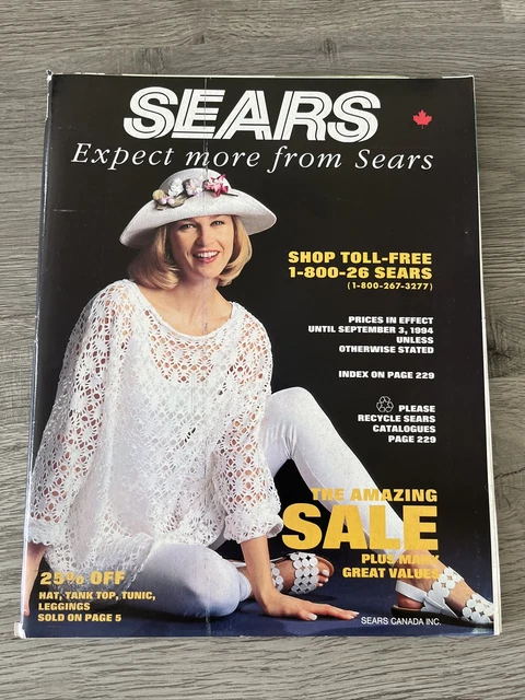 VINTAGE SEARS 1994 Amazing Sale Catalog Fashion Electronics Furniture ...
