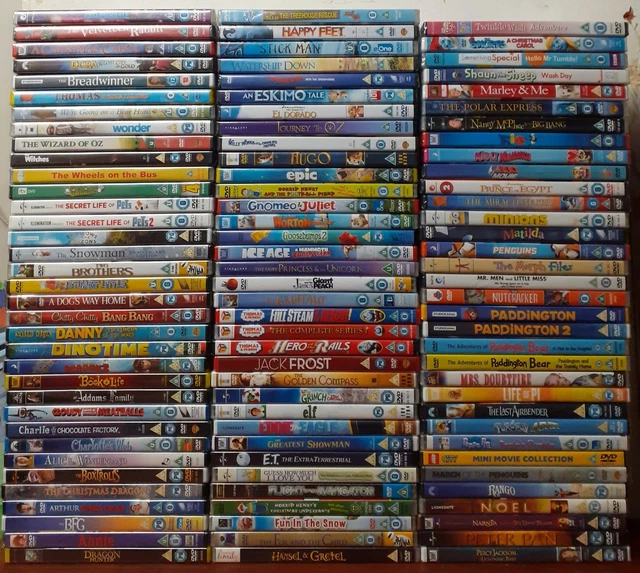 104 NEW SEALED Kids Family Job Lot DVD Bundle Collection (Thomas ...