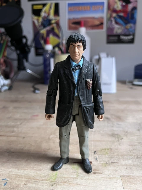 DR WHO * Second 2nd Doctor * Tomb Cybermen 5" Action Figure * Rare BBC ...