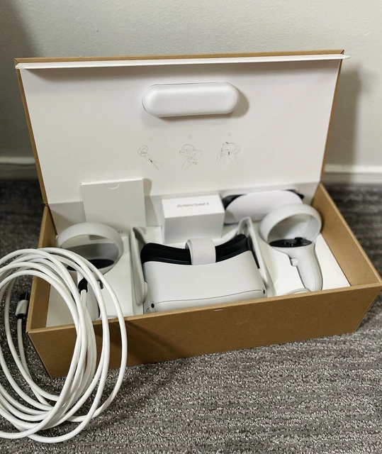 META OCULUS QUEST 2 128GB VR Headset with Extended Charging Cable $166. ...
