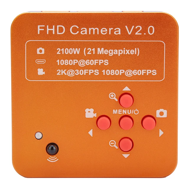 SET FOTOCAMERA MICROSCOPIO con attacco C 21 megapixel USB 2K 1080P ...