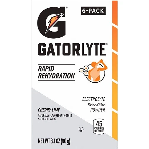 GATORLYTE RAPID REHYDRATION Electrolyte Cherry Lime Drink Mix 2 Pack £ ...