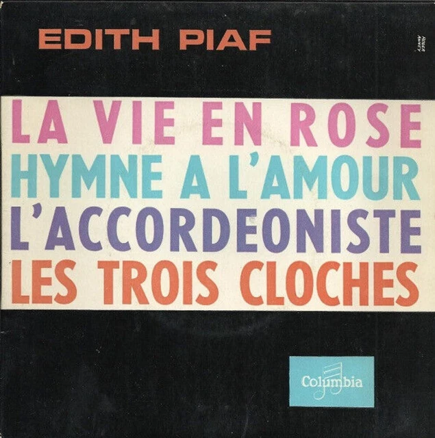LA VIE EN Rose | Edith Piaf | Columbia EUR 3,50 - PicClick FR