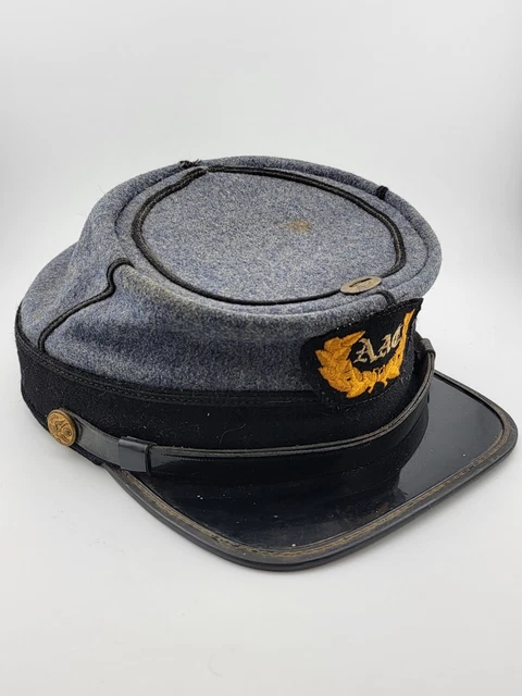 RARE AMERICAN POST Civil War/ Indian Wars Officer's US Kepi Cap Hat. VG Cond £356.53 - PicClick UK