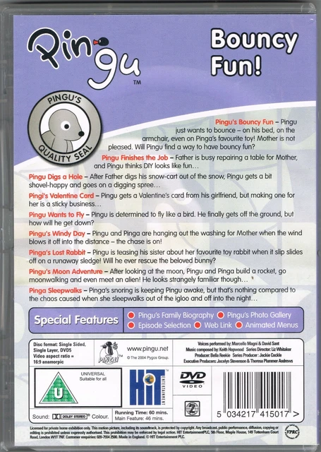 PINGU - BOUNCY Fun! (DVD 2004) £1.00 - PicClick UK