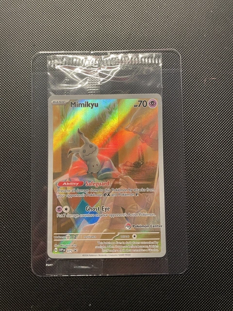 ENGLISH MIMIKYU 075 SVP EN Paladean Fates Pokemon Center Stamped Sealed ...