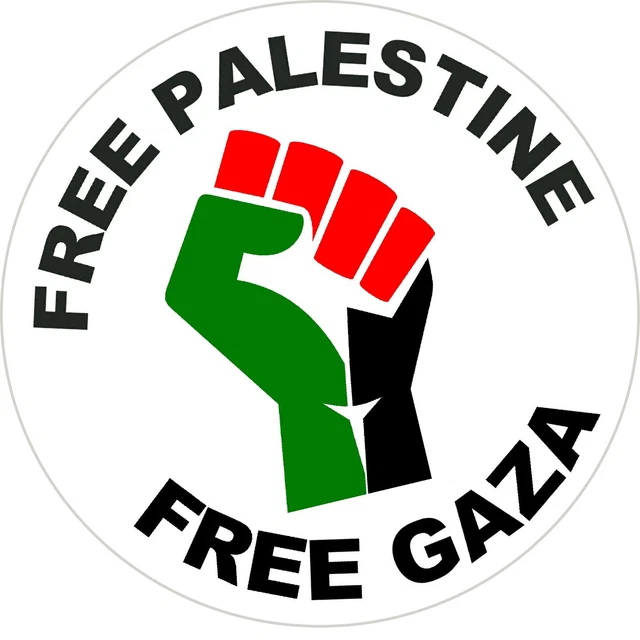 FREE GAZA - Free Palestine - TWO PACK Car Bumper Vinyl Decal Sticker ...