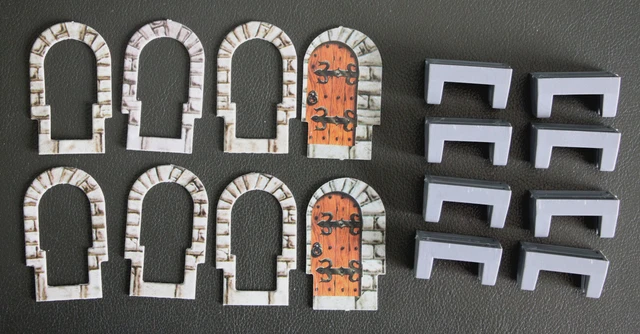 HEROQUEST PORTES X8 - doors HERO QUEST MB GAMES WORKSHOP original EUR 6 ...