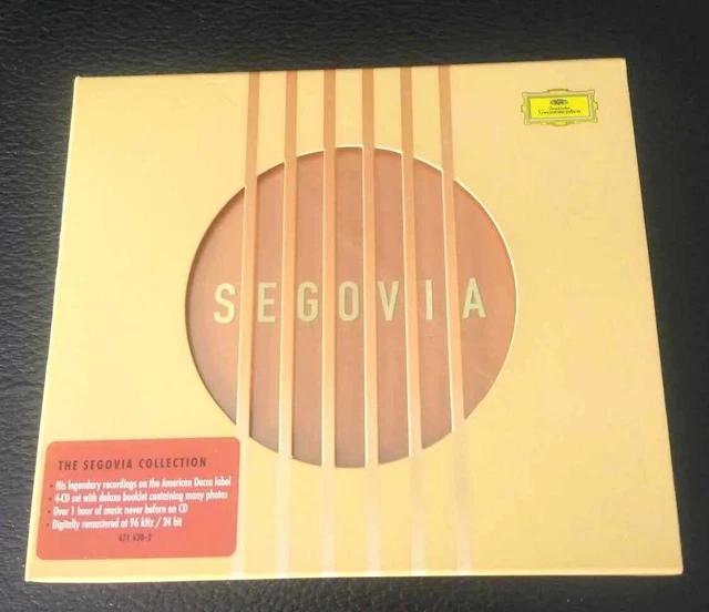 ANDRES SEGOVIA THE Segovia Collection 4 Disc Cd Box Set With 56 Page ...