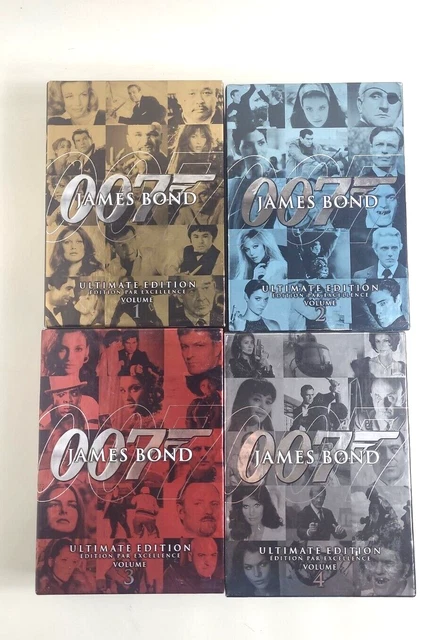 JAMES BOND 007 Ultimate Edition Volume 1 - 4 DVD Box Set Collection ...