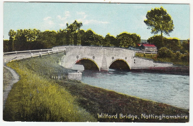 WILFORD BRIDGE - Nottinghamshire - c1900s era postcard £1.95 - PicClick UK