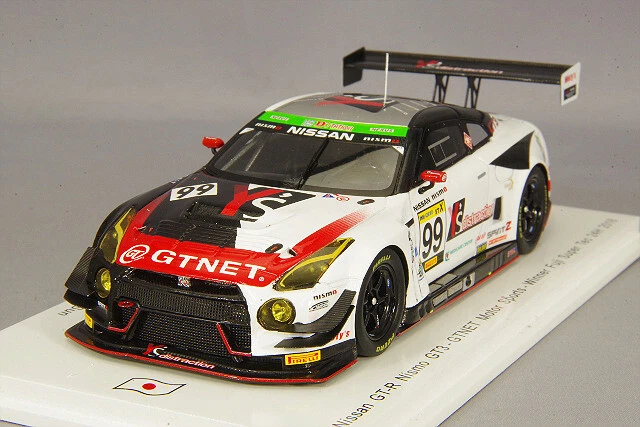 SPARK SJ067 1/43 Nissan GT-R Nismo GT3 Gtnet 2018 Fuji 24H Winner #99 Von Japan EUR 174,10 ...