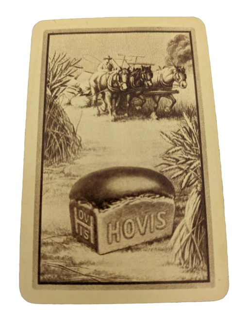 PLAYING CARD VINTAGE card Hovis bread collectors single card.. £2.30 ...