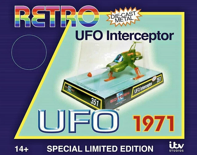 GERRY ANDERSON UFO Interceptor Die Cast Model Retro Style Ver. 1971 ...
