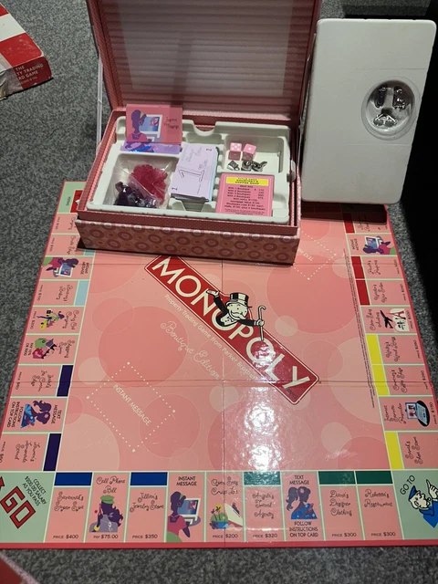 HASBRO MONOPOLY BOARD Game - Special Pink Box Boutique Edition Parker ...