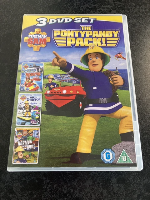 FIREMAN SAM: PONTYPANDY Pack Ocean Rescue/On Thin Ice/Norman Kids Dvd ...