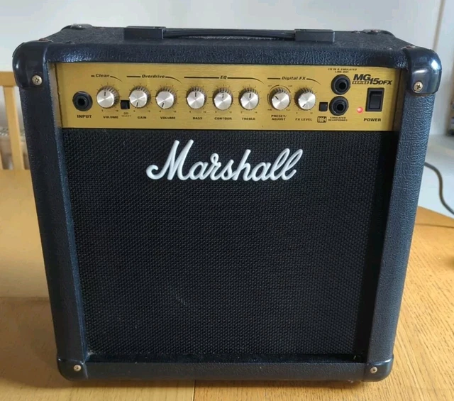 MARSHALL MG 15 DFX Series Amp. 15 Watt Electric Guitar Amplifier, Gain & Effects £49.99 ...
