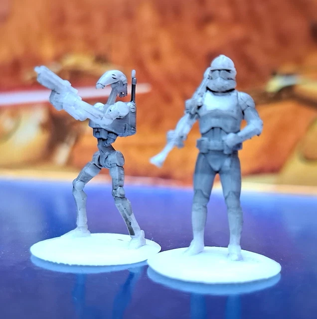 1:72 STAR WARS Clone Trooper Battle Packs For Micro Galaxy Squadron AT ...