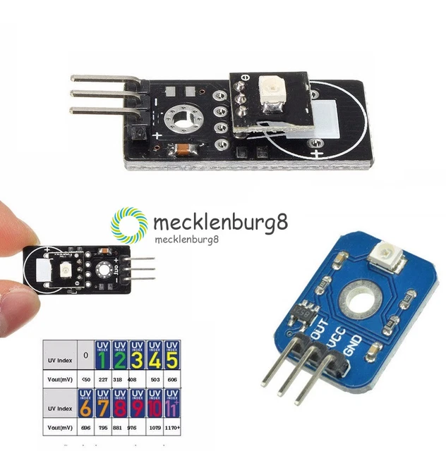 UVM-30A UV ULTRAVIOLET Ray Detection Sensor Module 3-5V for Arduino DC ...