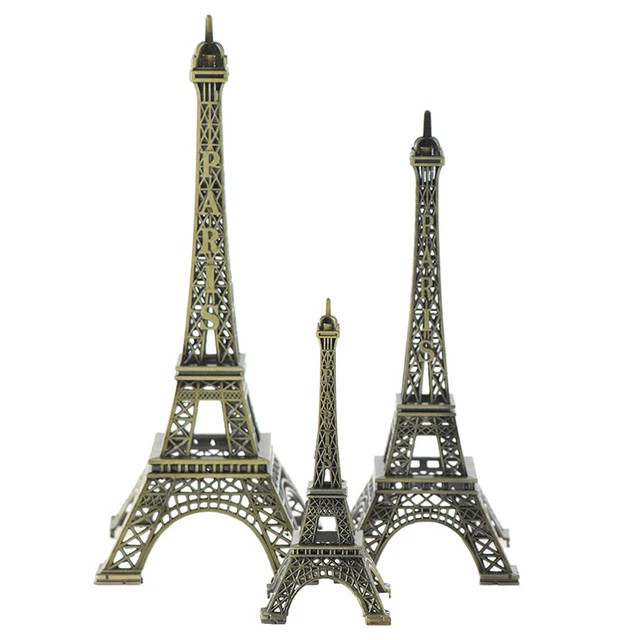 MINI PARIS EIFFEL Tower Model Desk Figurine Statue Crafts Souvenir ...