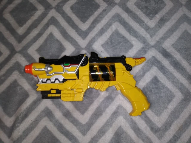 POWER RANGERS DINO Super Charge Deluxe Morpher Gun Blaster Yellow 2014 ...
