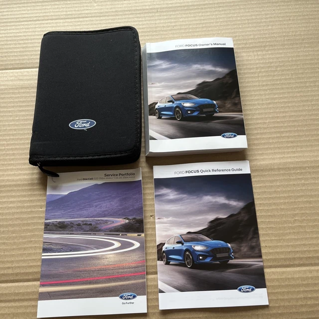 GENUINE FORD FOCUS Mk4 2018-2022 Owners Manual Handbook Service Book ...