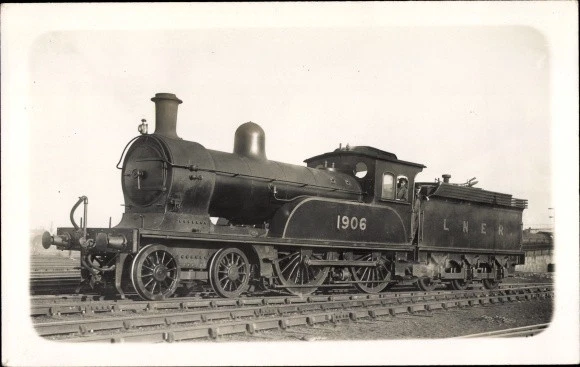 FOTO AK BRITISCHE Eisenbahn, Dampflok, NER Q Class, LNER D17 Nr. 1906 ...