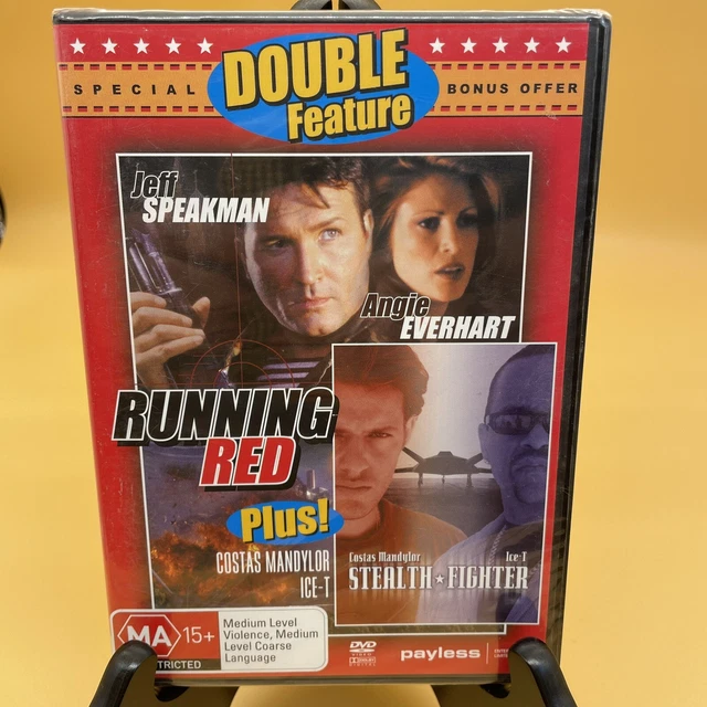 RUNNING RED / Stealth Fighter DVD Double Feature R0 All Brand New ...