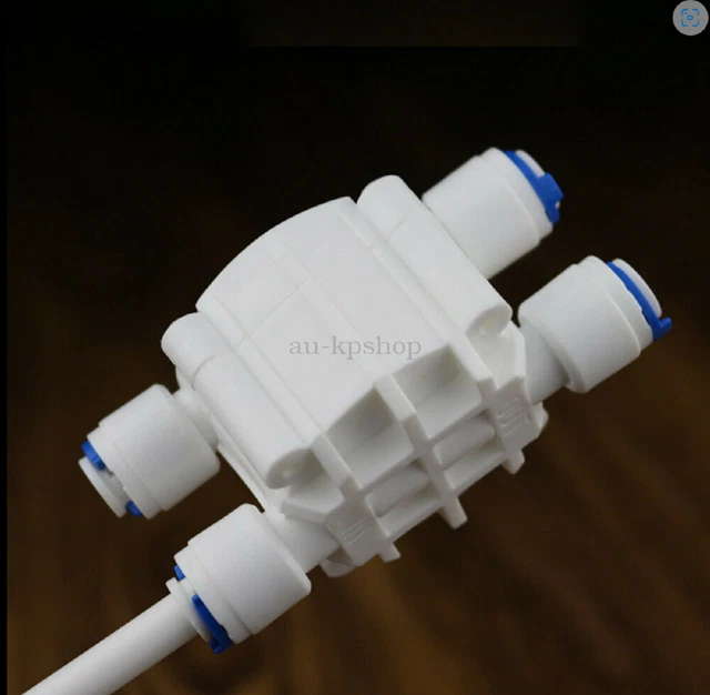 4 WAY 1/4 Port Auto Shut Off Valve For RO Reverse Osmosis Water Filter ...