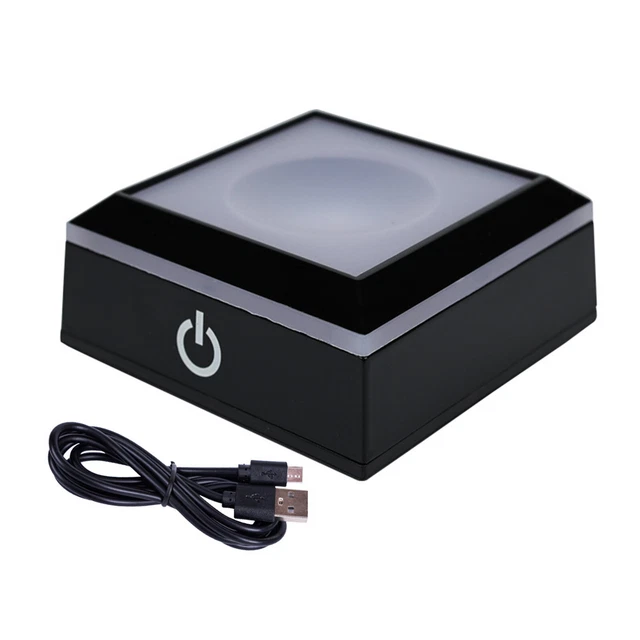 LED LIGHT BASE Multicolor Display Lighted Base Touch Switch for Glass ...