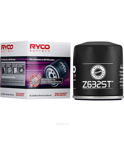 RYCO SYNTEC OIL Filter fits Toyota Tarago / Estima 2.4 TCR10,TCR11 ...