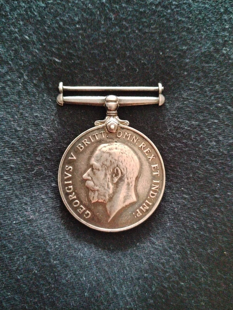 WW1 WAR MEDAL Single Entitlement Sig. TG Emerson LZ1148 RND Signal ...