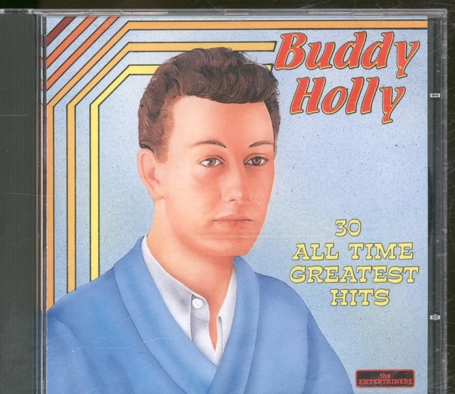BUDDY HOLLY 30 All Time Greatest Hits CD Italy The Entertainers 1990 ...