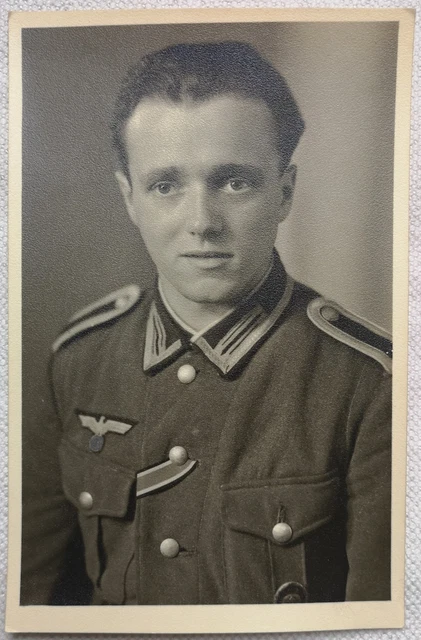 FOTO PORTRAIT 2.WK Wehrmacht Inf. Unteroffizier EK2 VWA Orden german ...