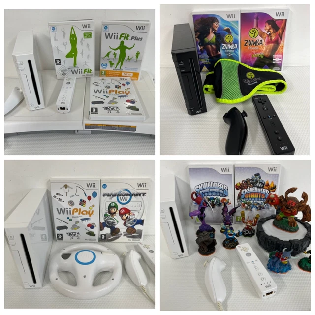 NINTENDO WII CONSOLE - Pick Your Own Bundle - Mario Kart , Fit , Skylanders £64.99 - PicClick UK