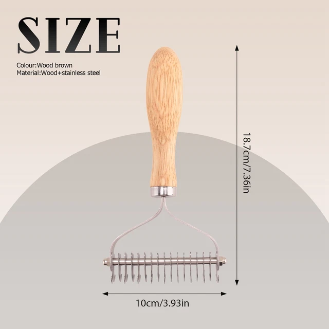 PET GROOMING BRUSH, 2 Sided Undercoat Rake for Dogs & Cats, Dematting ...